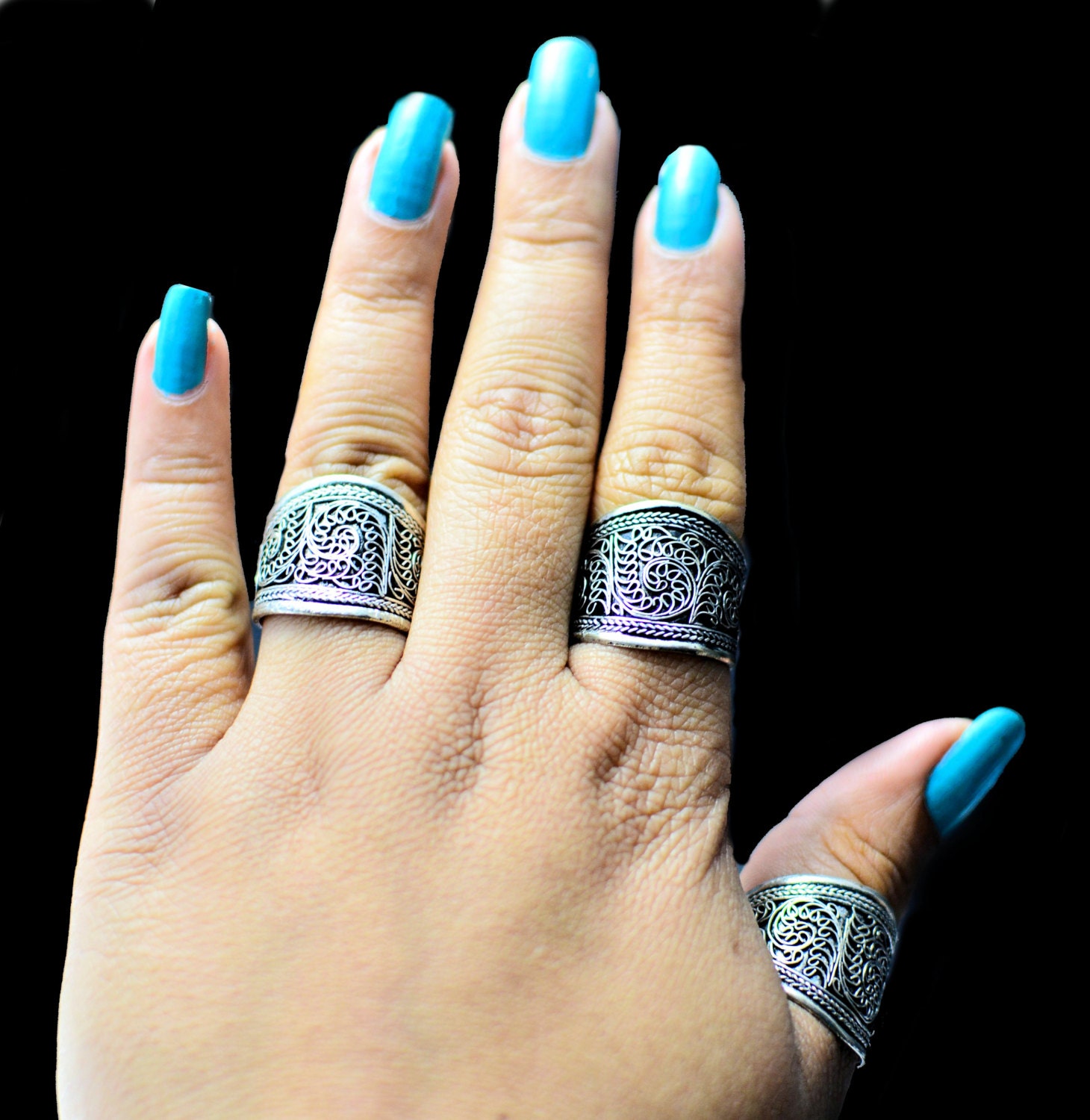 Tibetan Filigree Ringnepali Ringgypsy Ringhippie Ring - Etsy
