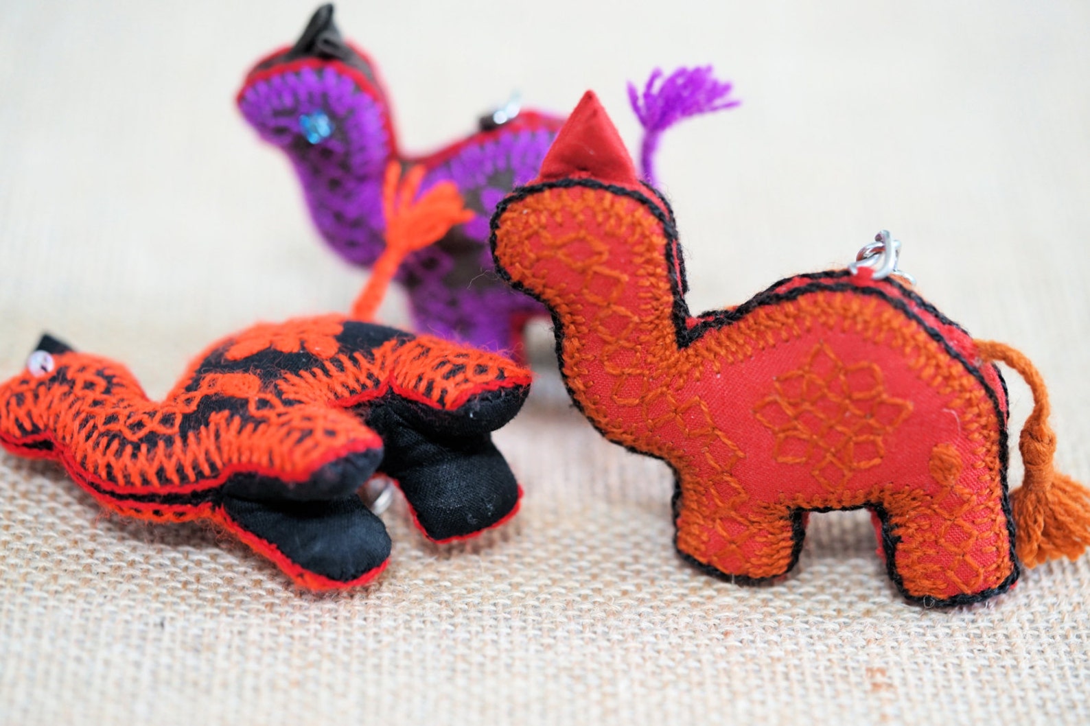 Cute Camel Miniature Keychaintribal Keychainshandmade - Etsy