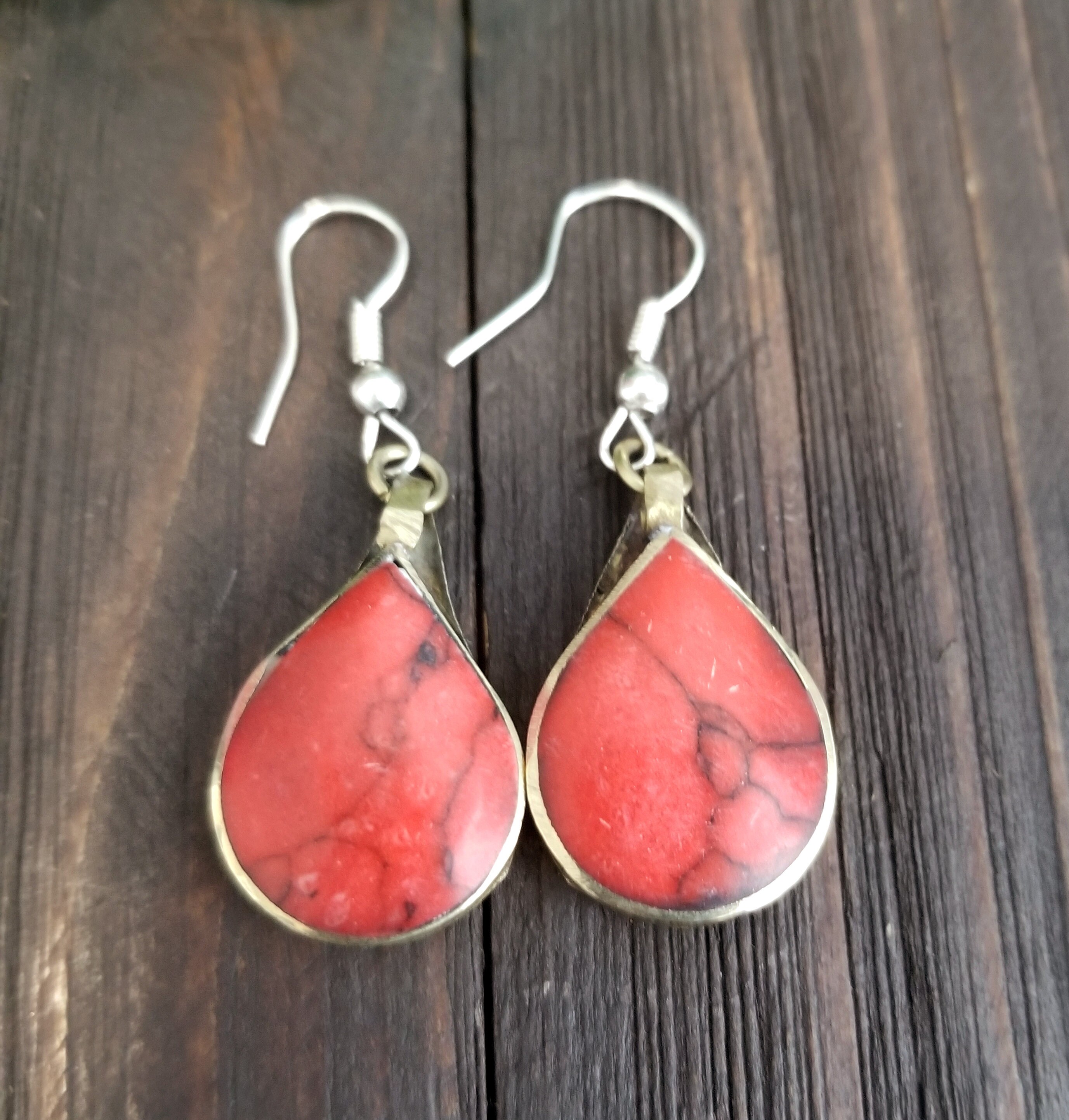 Kuchi Earrings,turquoise Earrings,lapis Earrings,coral Earring,onyx ...