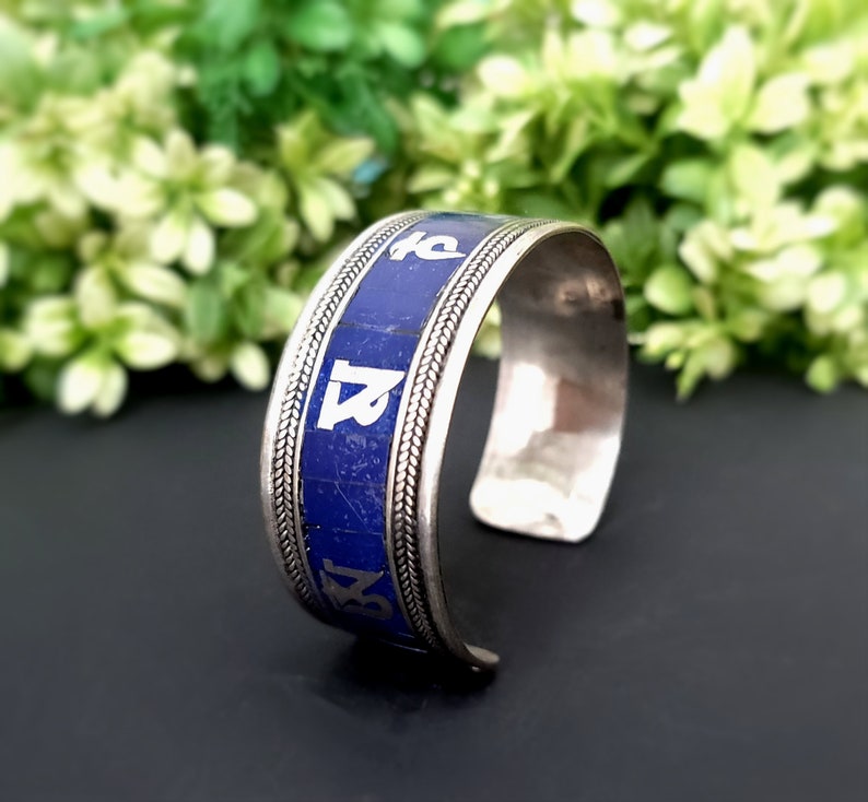 Tibetan Buddha Symbol Cuff,buddha Mantra Symbol Cuff,tibetan Cuff ...