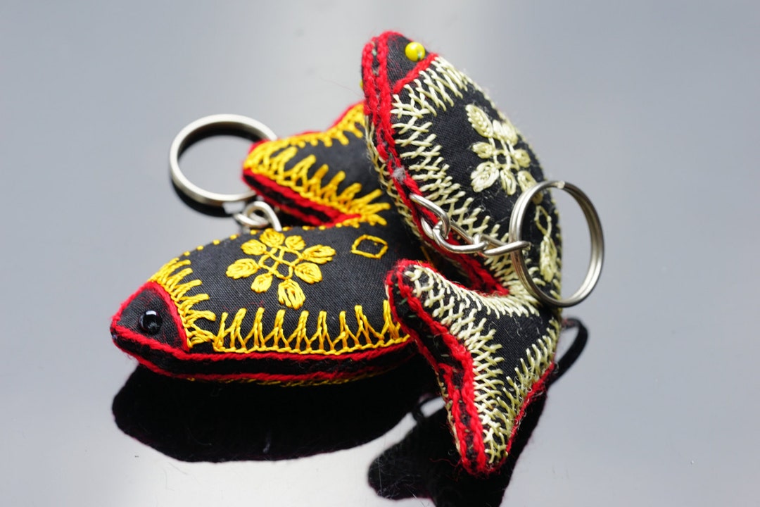 Colorful Keychains,cute Key Chain,fish Accessories,tribal Keychains ...