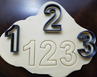Number cookies | Etsy