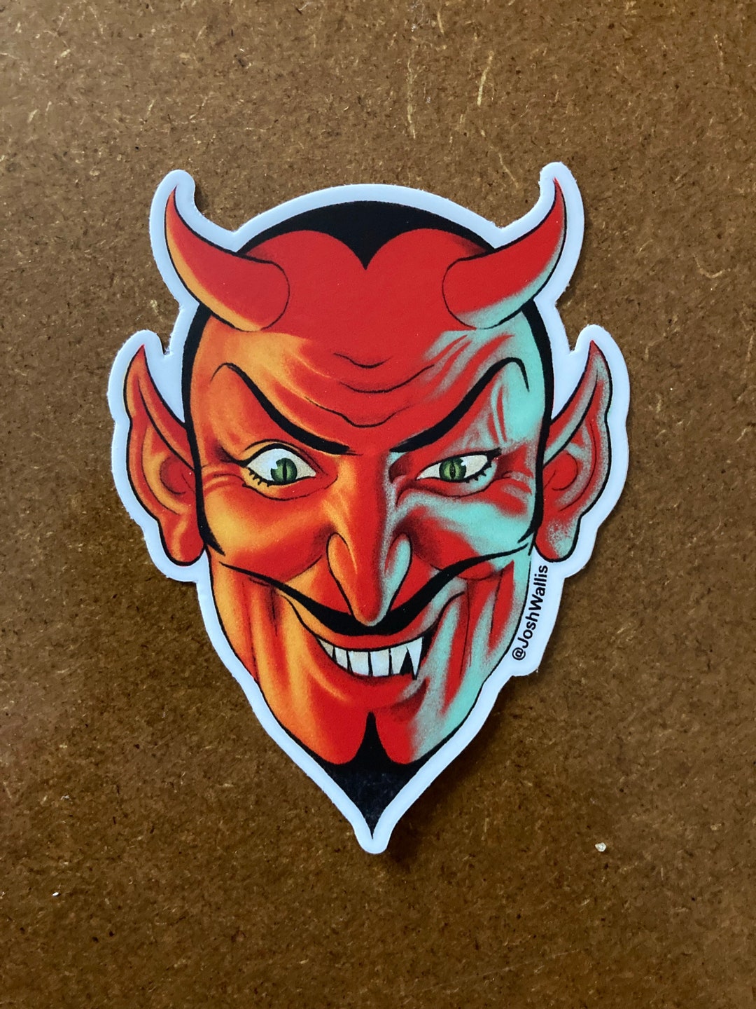Devil Sticker - Etsy