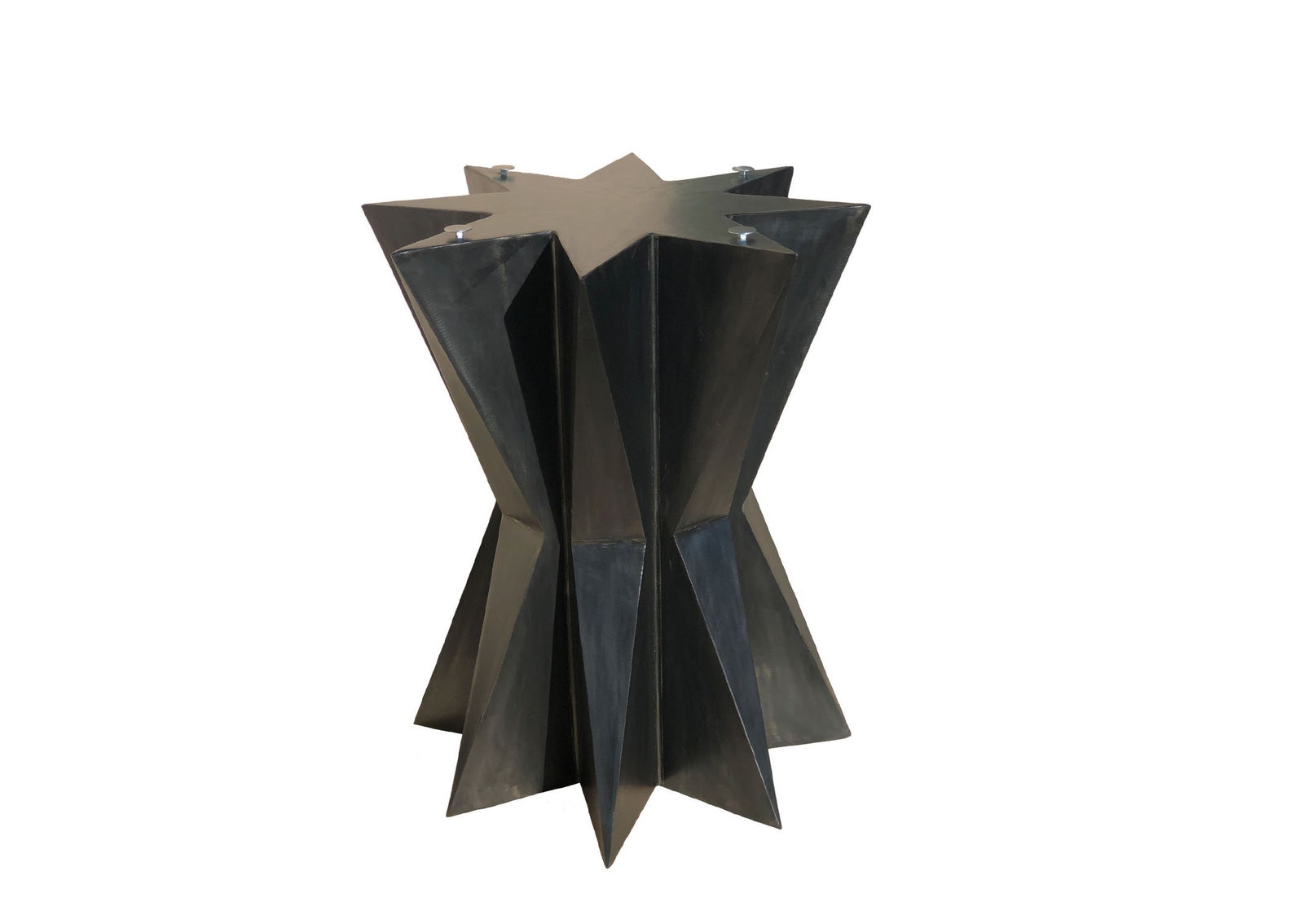 Geometric Metal Table Base Pedestal Table Base Star Shaped | Etsy