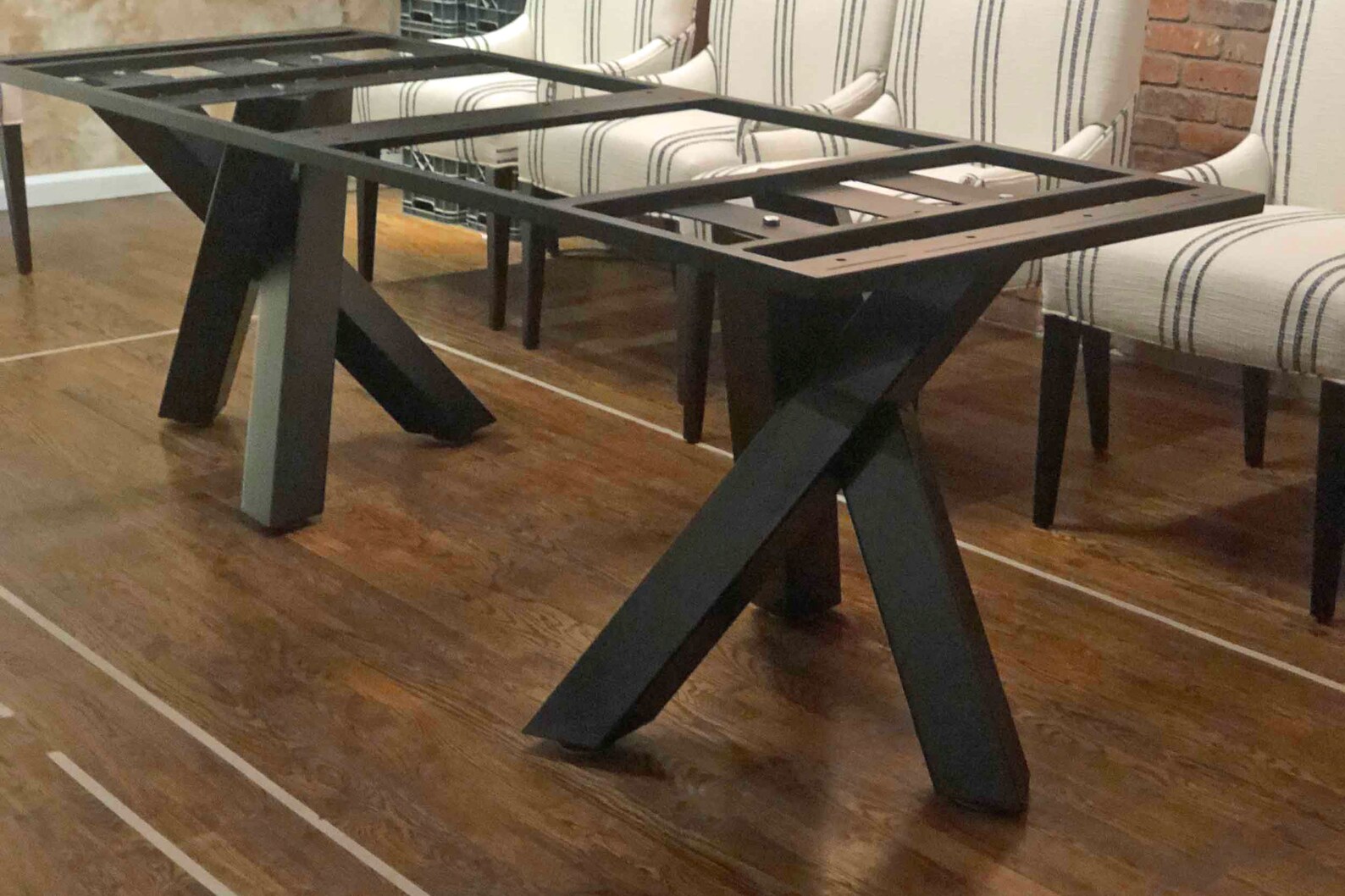 Industrial Metal Table Base Dining Table Base - Etsy