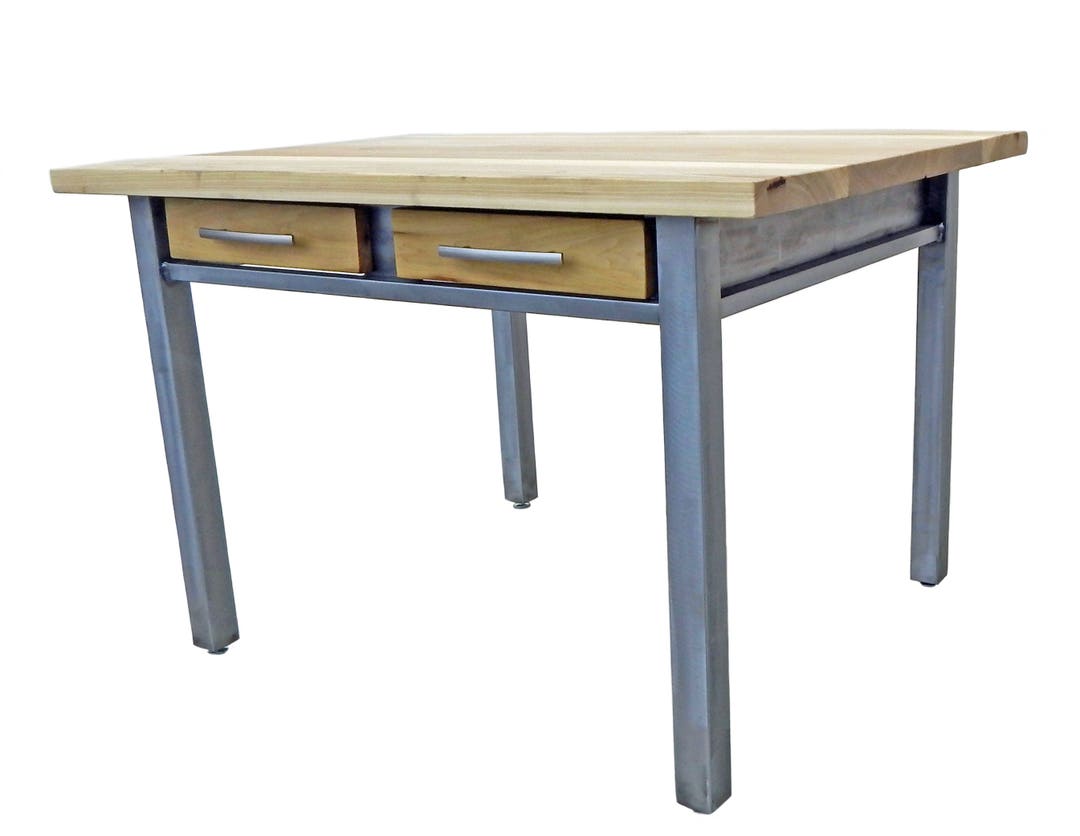 Small Industrial Computer Desk With Drawers Desk With Storage ...