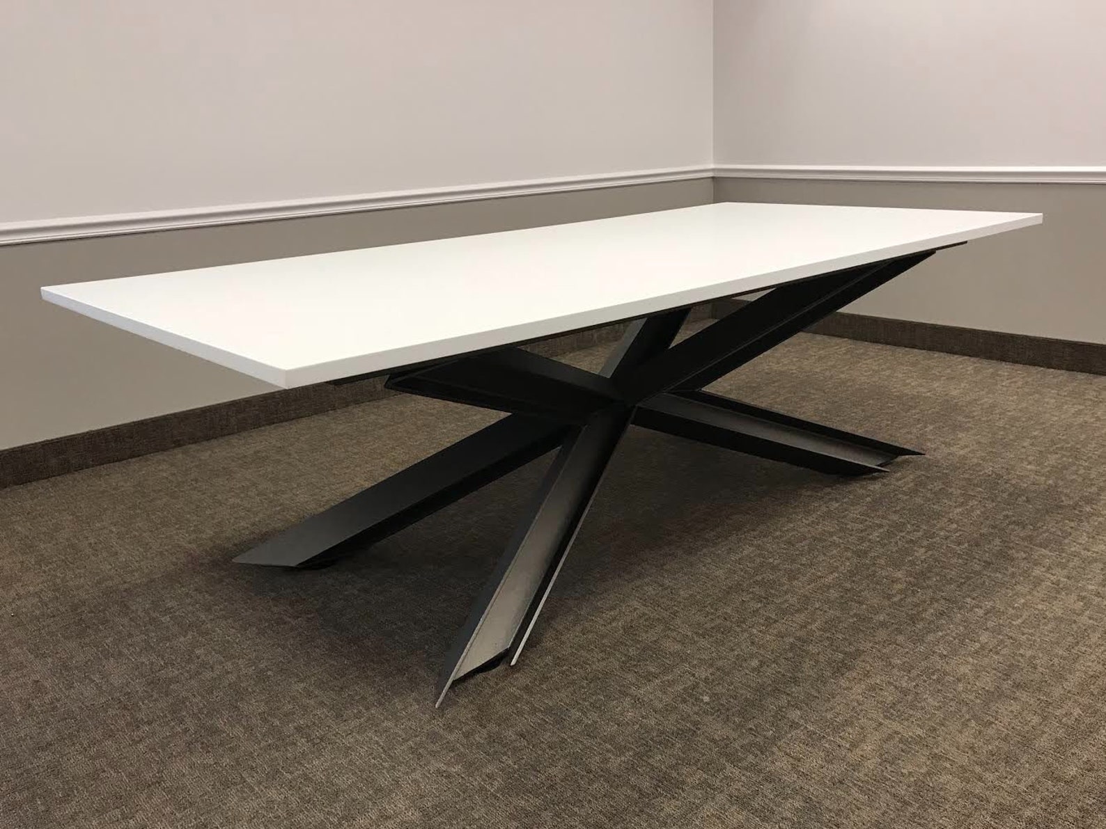 Industrial Dining Table I Beam Table Base Conference Table | Etsy