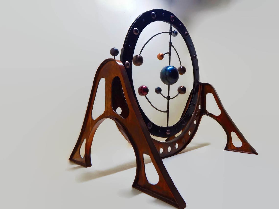 Large Metal Sculpture Solar System Metal Art | Etsy