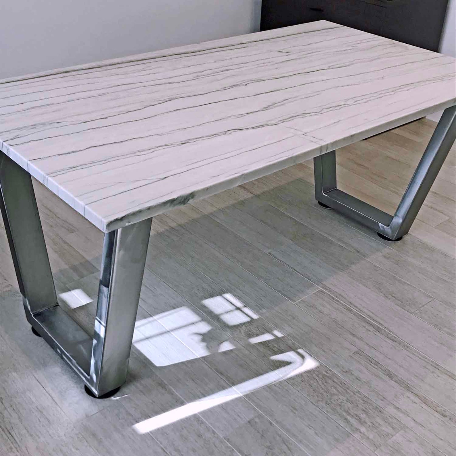 U Shape Table Legs Metal Table Base Trapezoid Table Legs - Etsy