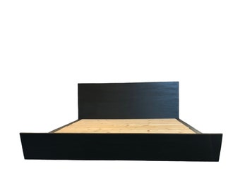 Low Scandinavian Bed - Etsy