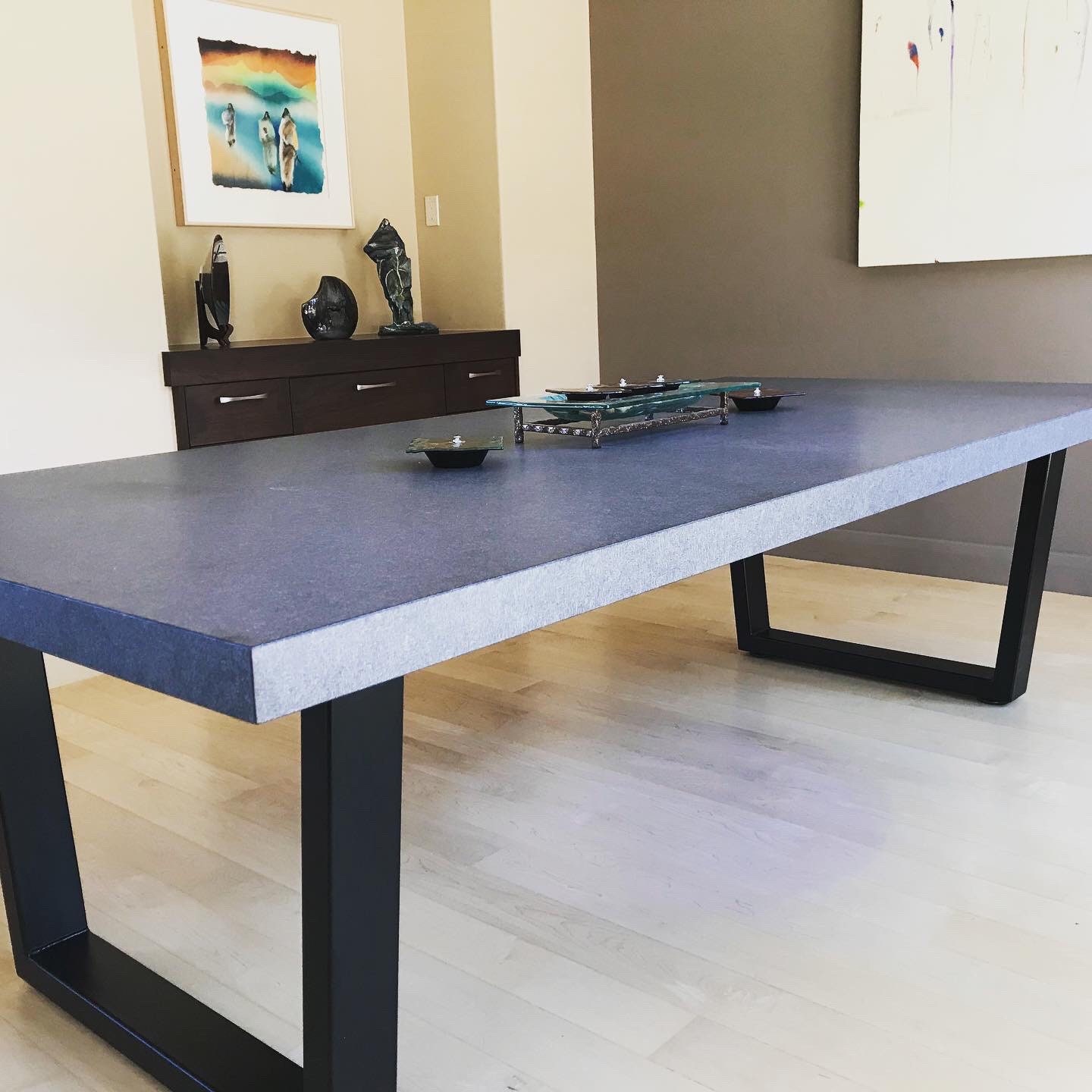 U Shape Table Legs Metal Table Base Trapezoid Table Legs | Etsy