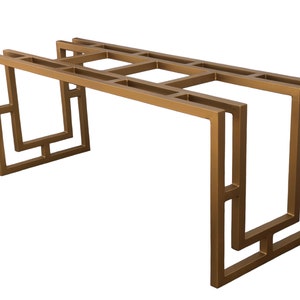 Metal Table Base Art Deco Dining Table Base - Etsy