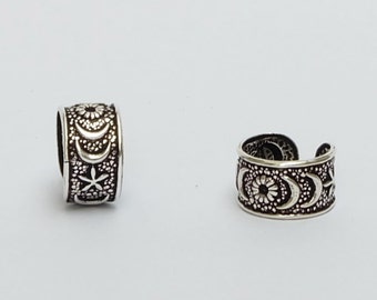 French Braid Ear Cuffs french braid ear cuffs Sterling | Etsy