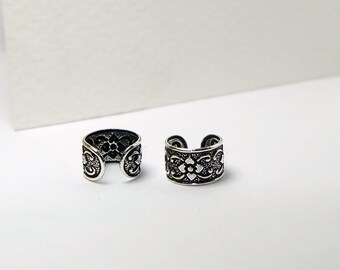 French Braid Ear Cuffs french braid ear cuffs Sterling | Etsy