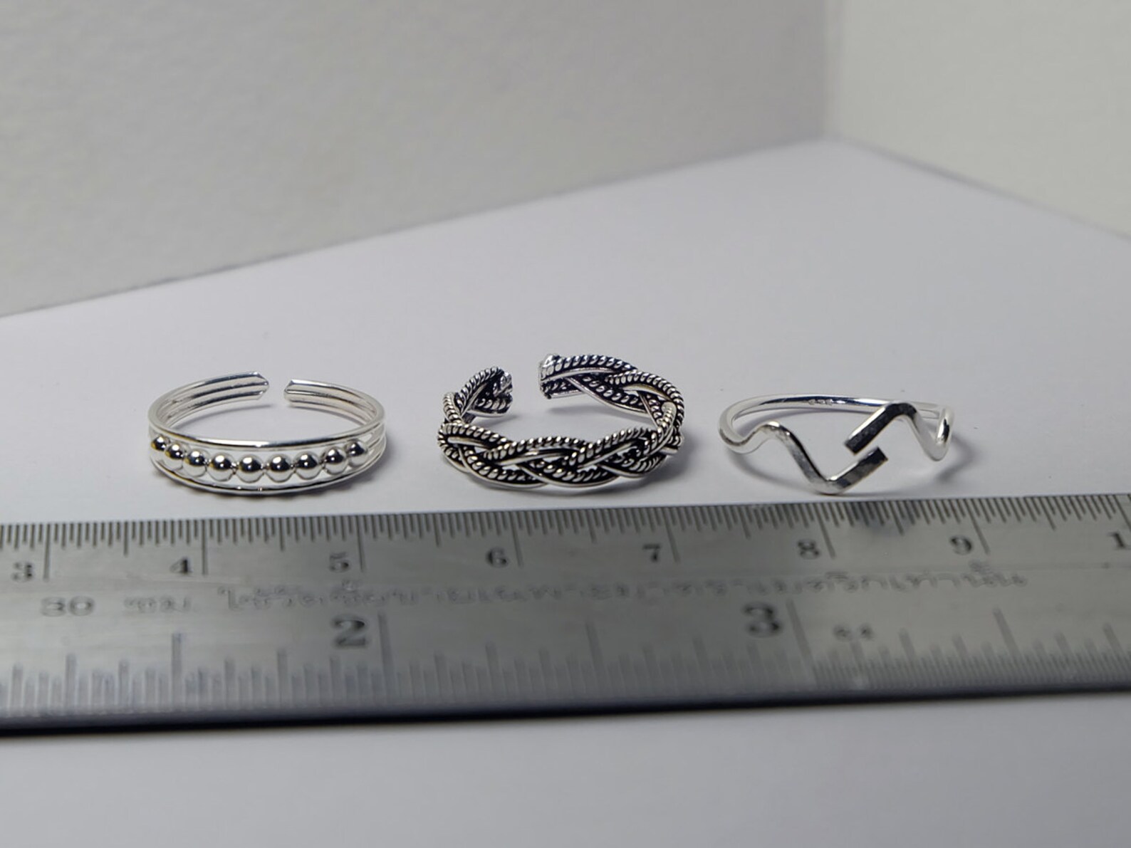 Silver Wire Midi Rings Silver Midi Ring Sterling Silver | Etsy