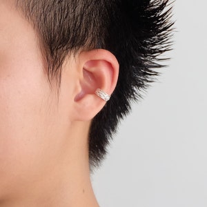 French Braid Ear Cuffs , French Braid Ear Cuffs , Sterling Silver Ear ...