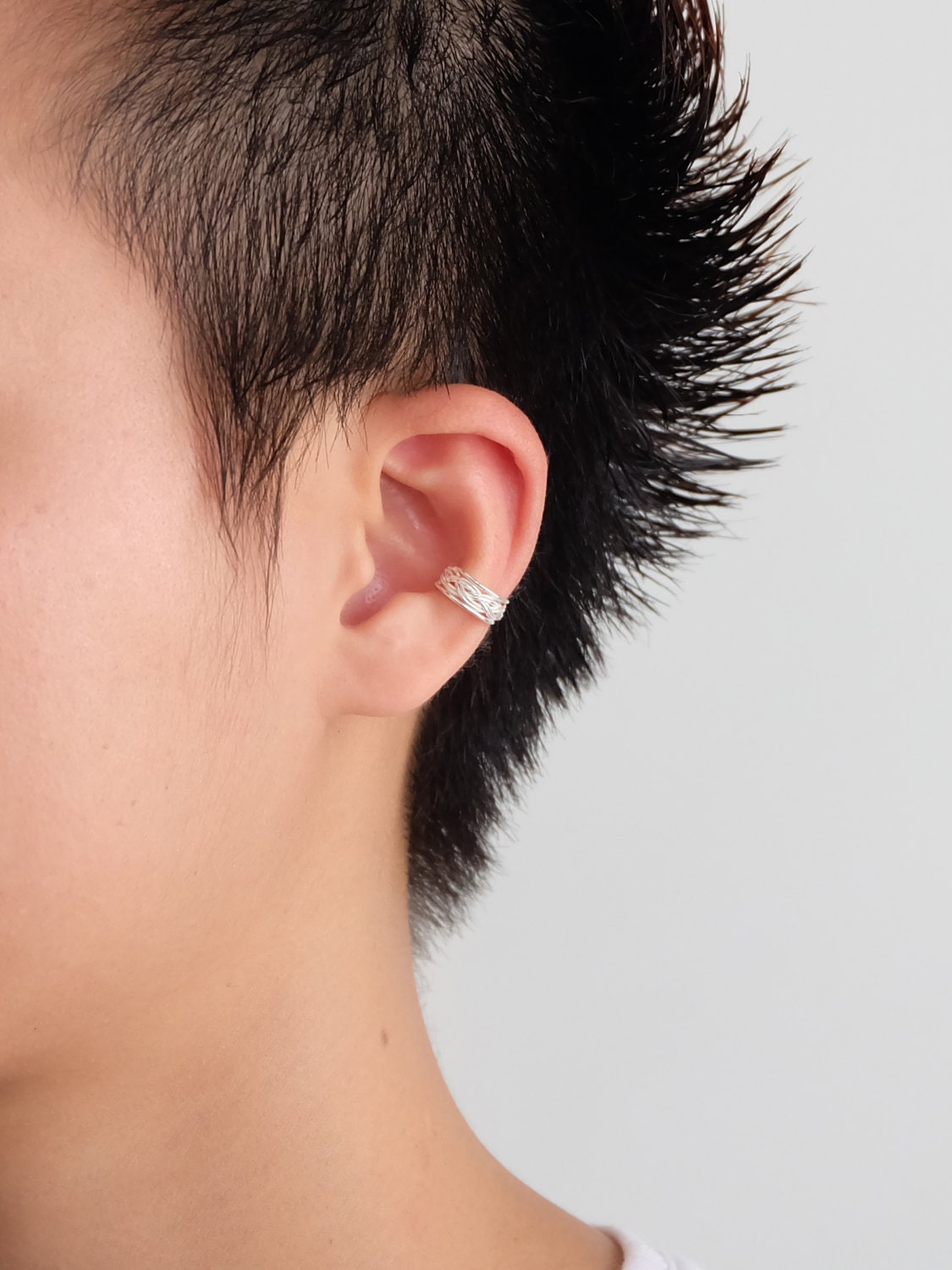 French Braid Ear Cuffs French Braid Ear Cuffs Sterling | Etsy