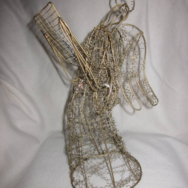Wire Angel Sculpture - Etsy