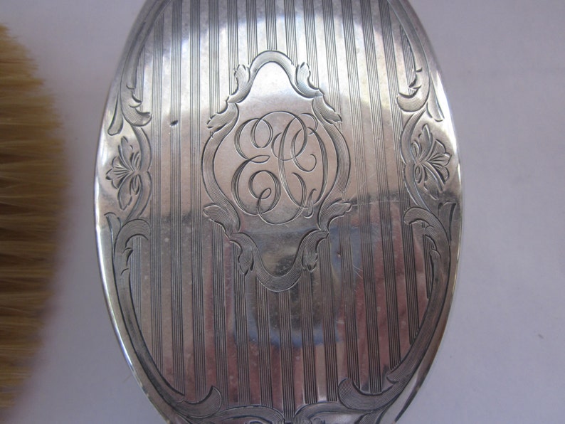 Sterling Silver Brush Set by the Alvin Silver Manufacturing Company ...
