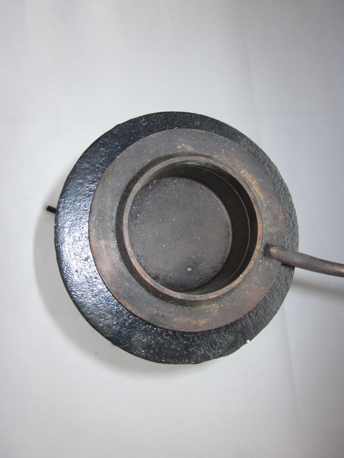 MCM Mid-century Modern Wrought Iron and Brass Sterno Holder or - Etsy