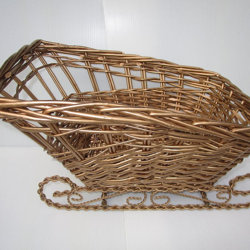 Wicker Sleigh - Etsy