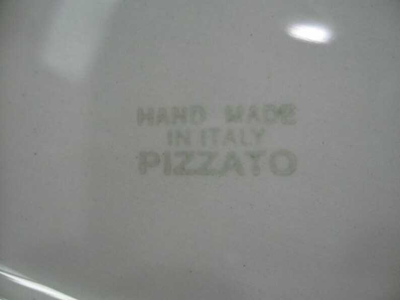 Italian Porcelain Segmented Rectangular Serving Dish, Handmade in Italy ...