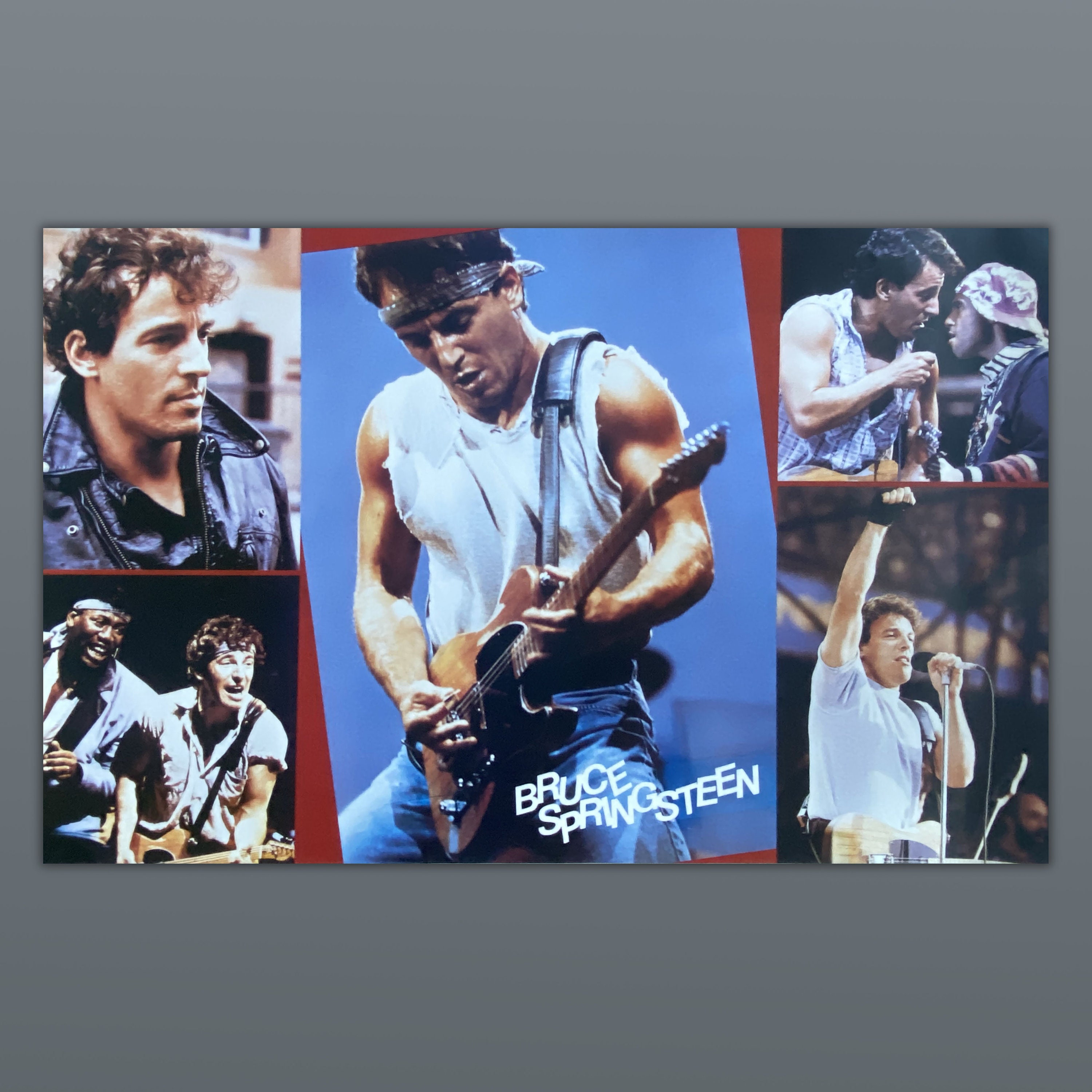 Vintage Official Poster Bruce Springsteen 90s Size 90X63 CM - Etsy