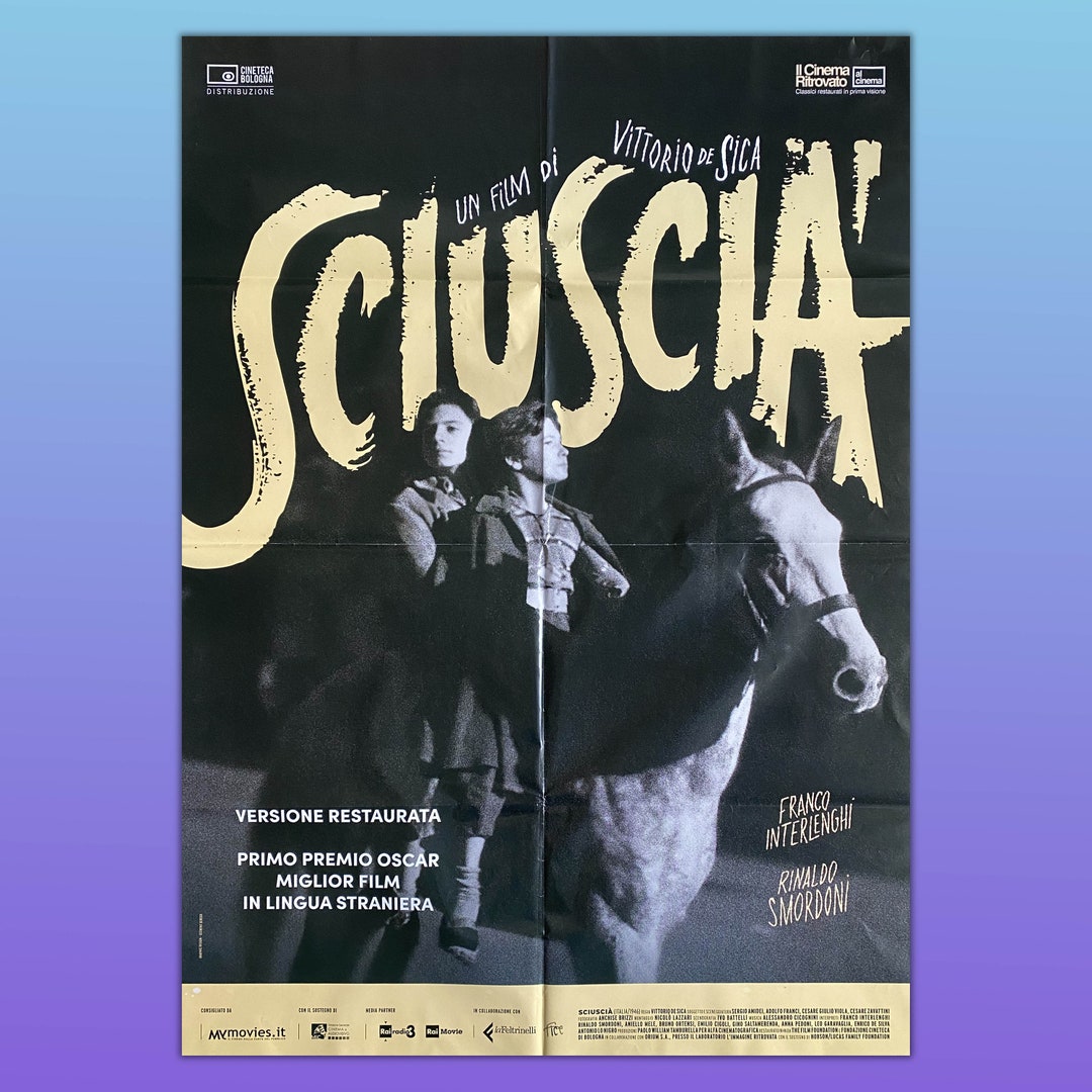 Movie Poster Re-release Shoeshine 2000s - Vittorio De Sica - Sciuscià ...