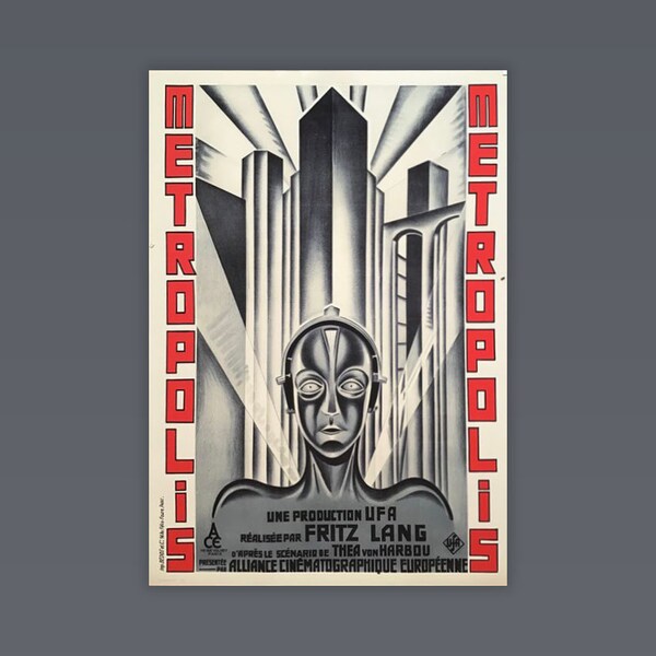 Metropolis Poster - Etsy