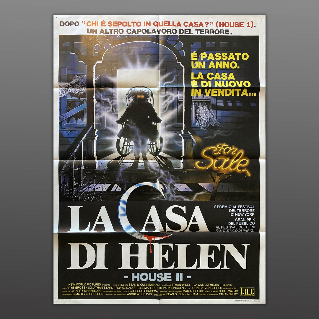 Vintage Original Movie Poster 2F House II the Second Story 1987 - Size ...