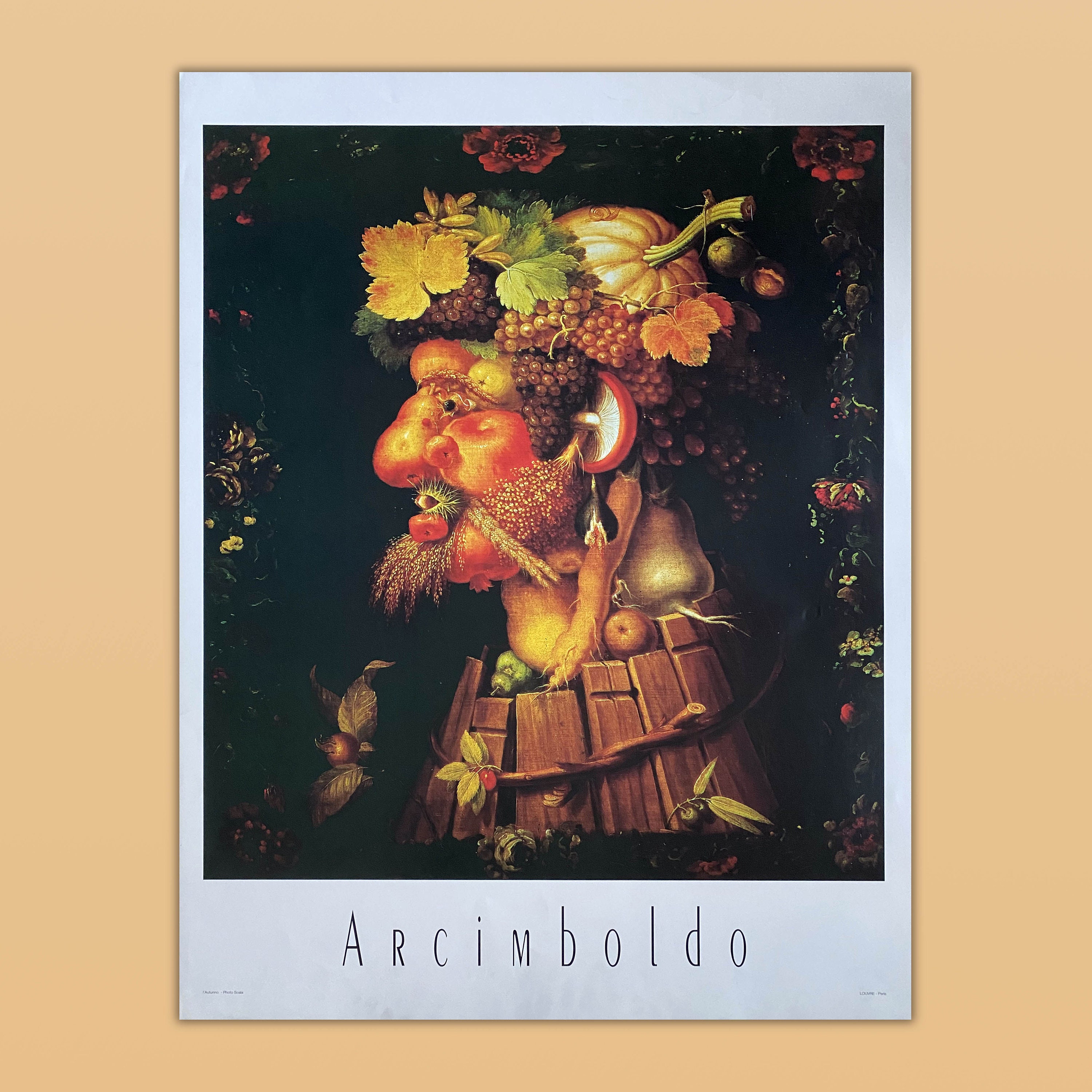 Arcimboldo Autumn Pictorial Poster 90s 61X86 CM - Etsy