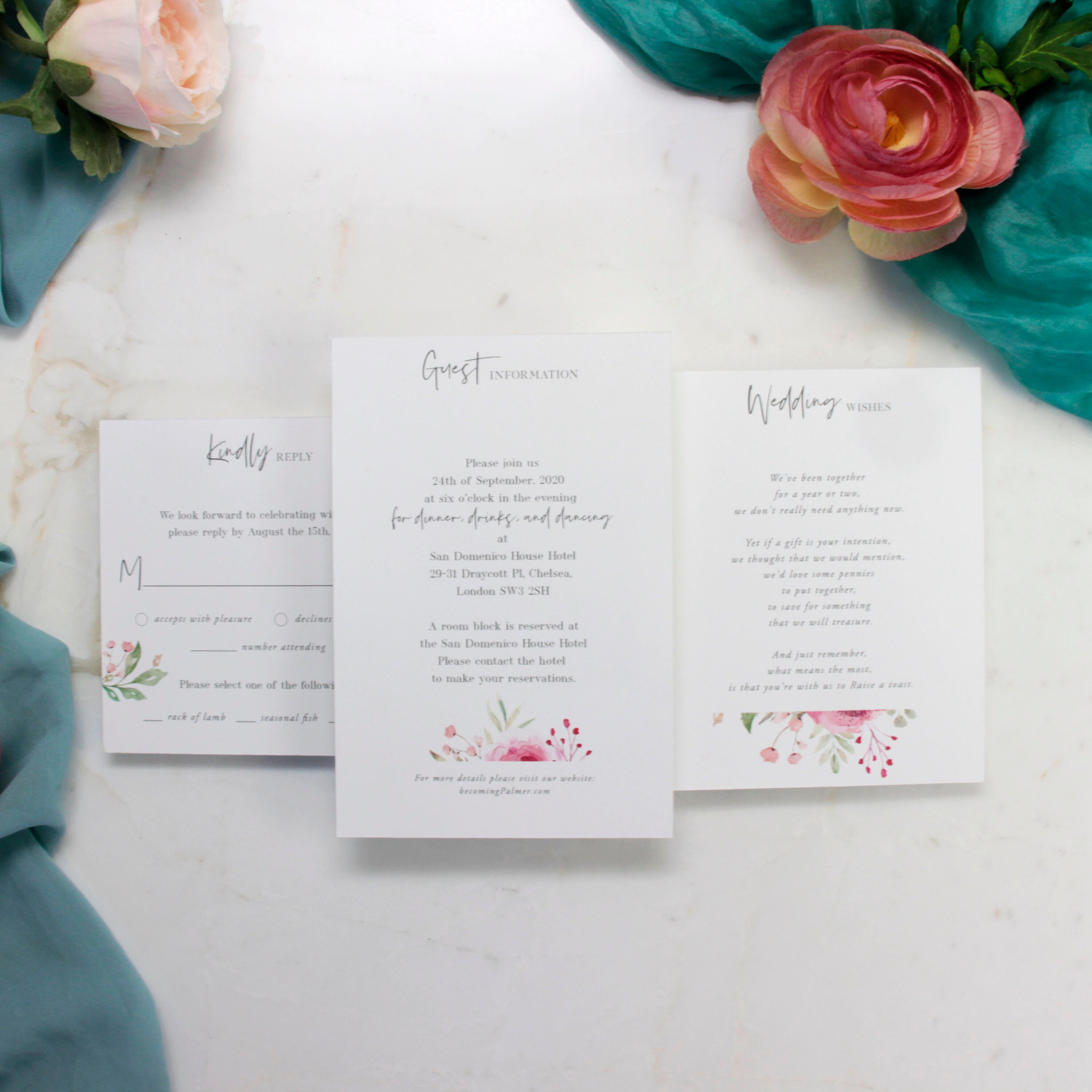 Delicate & Romantic Ecru Wedding Pocket Personalised Laser Cut Wedding ...