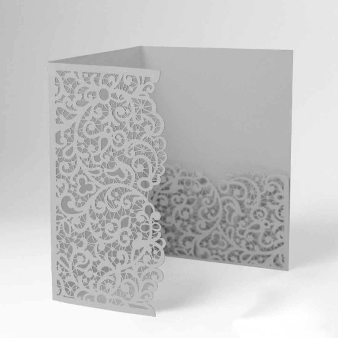 Laser Cut Covers ONLY Pocket Fold Invitations 6 Colours - Etsy