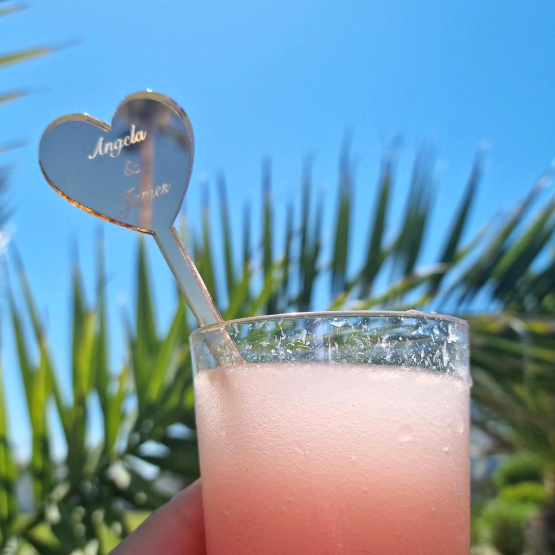 Personalized Drink Stir Stick, Custom Cocktail Stirrer, Stirstick Place ...