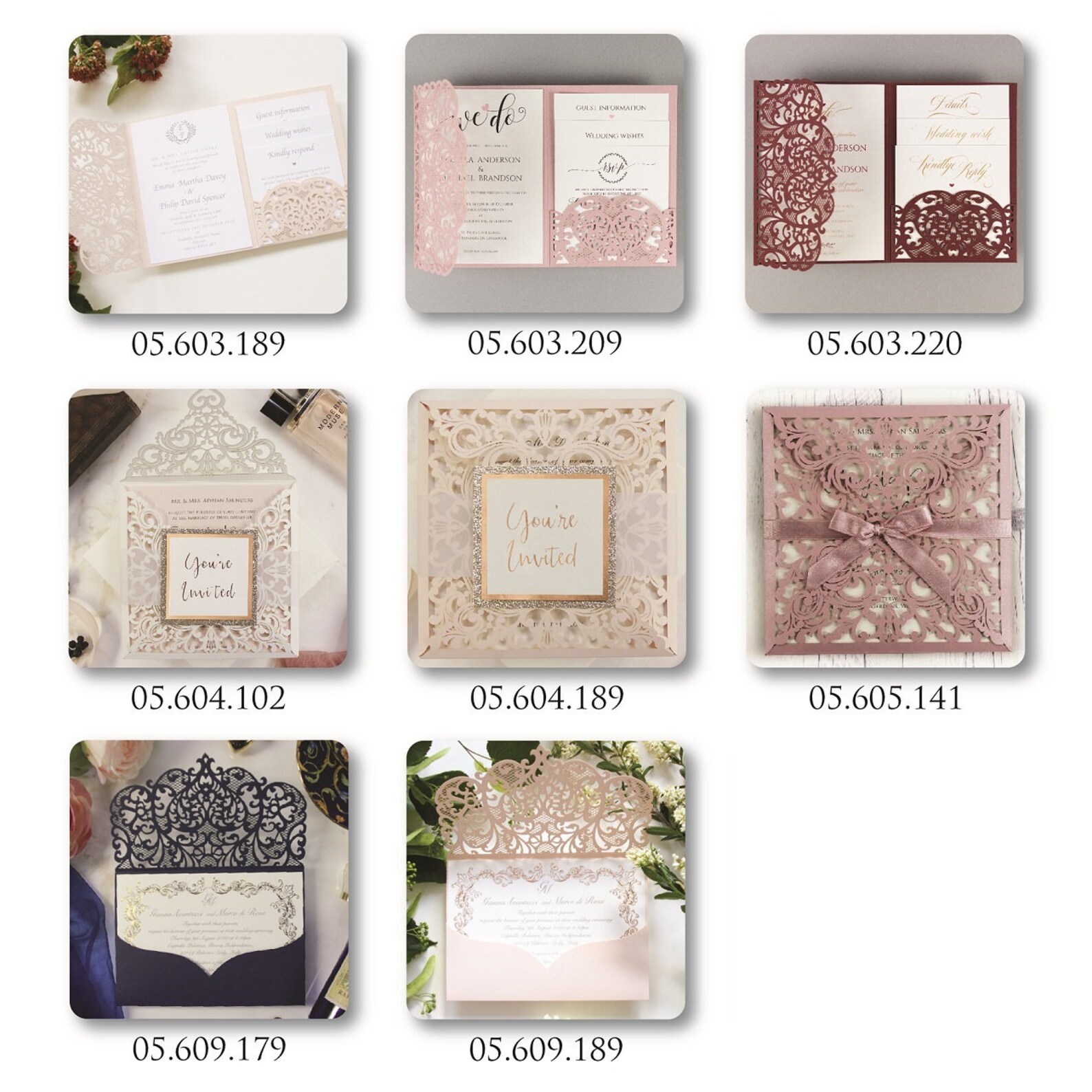 SAMPLE of Invitations With FREE Delivery Order Our Sample - Etsy