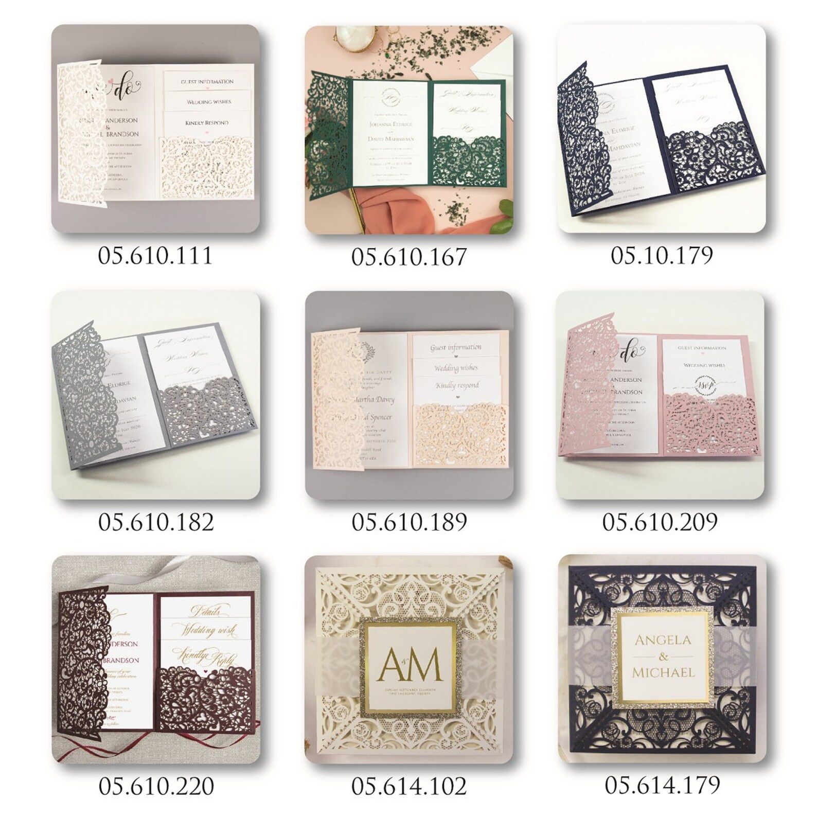 SAMPLE of Invitations With FREE Delivery Order Our Sample - Etsy