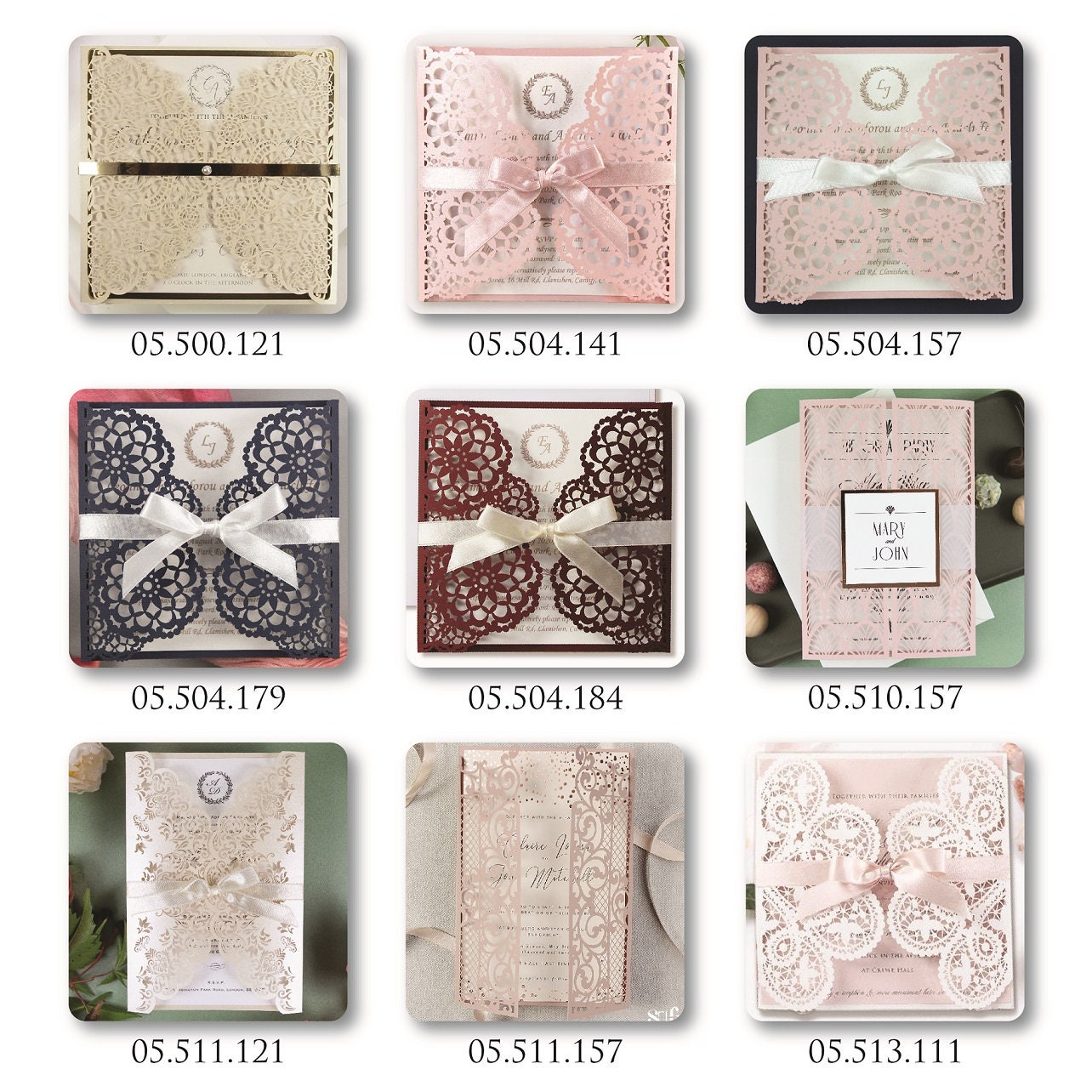 SAMPLE of Invitations With FREE Delivery Order Our Sample - Etsy