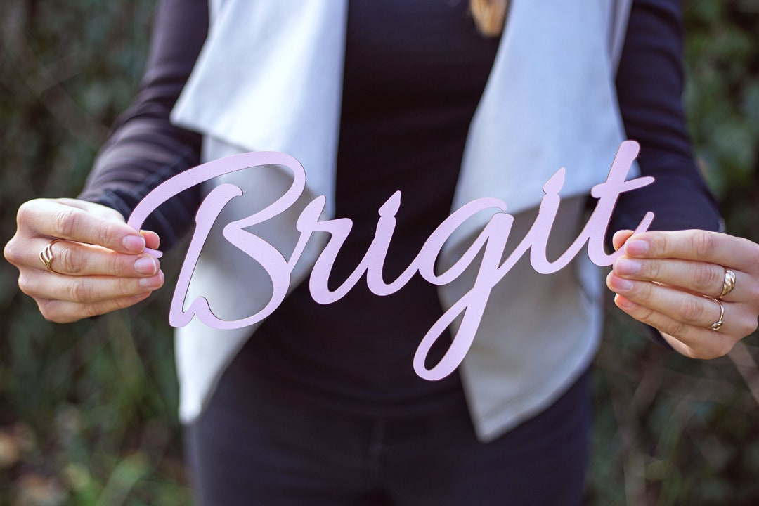 Personalized Wooden Name - Wall Decoration Name Sign 20cm, 30cm, 50cm ...