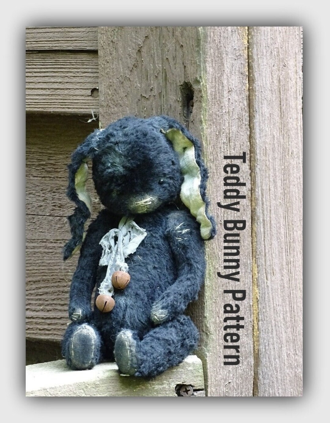 Vintage Style Artist Teddy Bunny Pattern. Pdf JPEG Instant Download ...