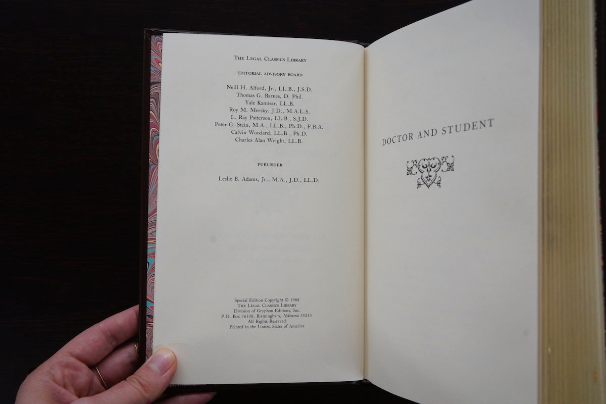 Doctor and Student by Christopher Saint Germain LBA, 1988 - Etsy