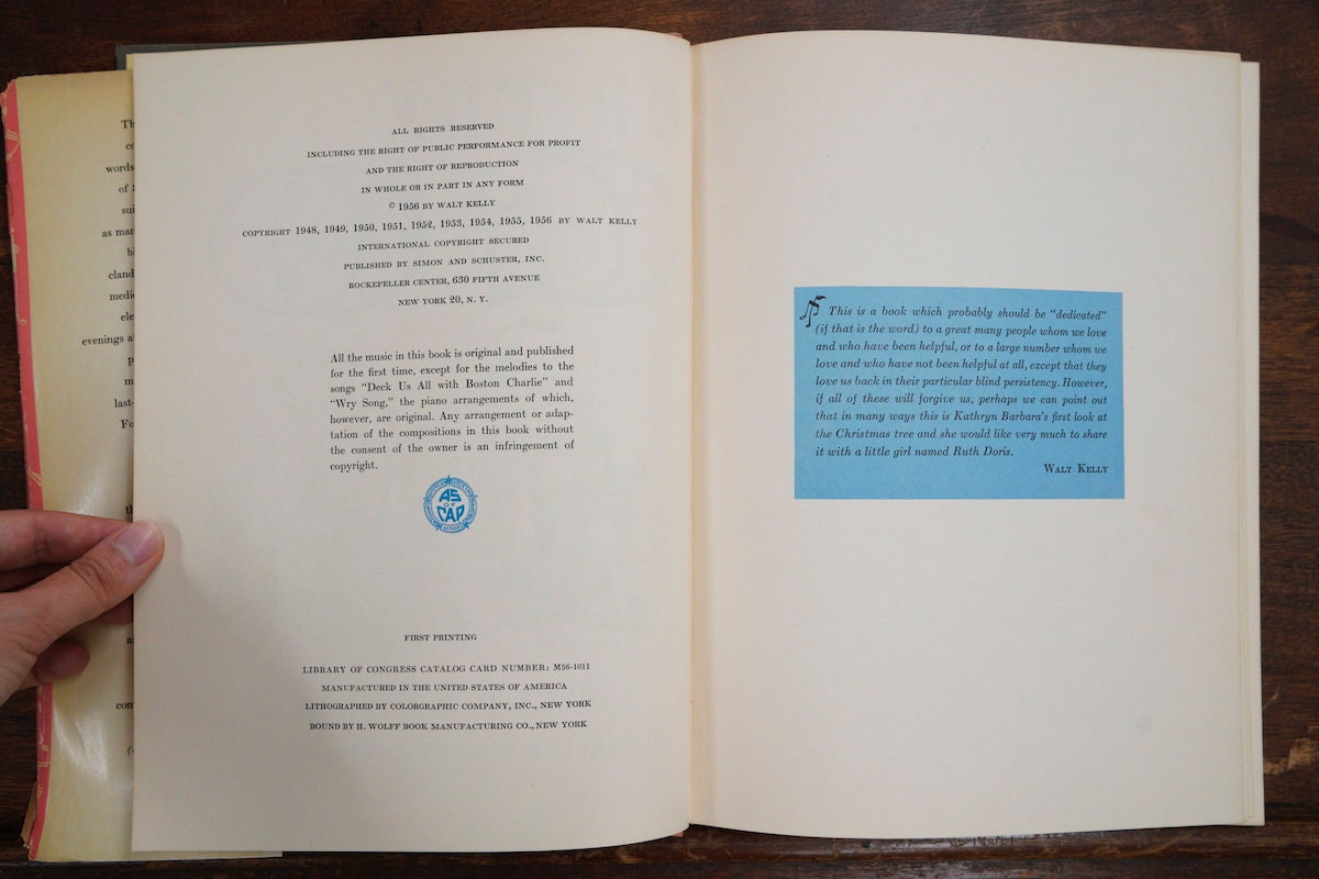 Songs of the Pogo by Walt Kelly and Norman Monath simon & - Etsy