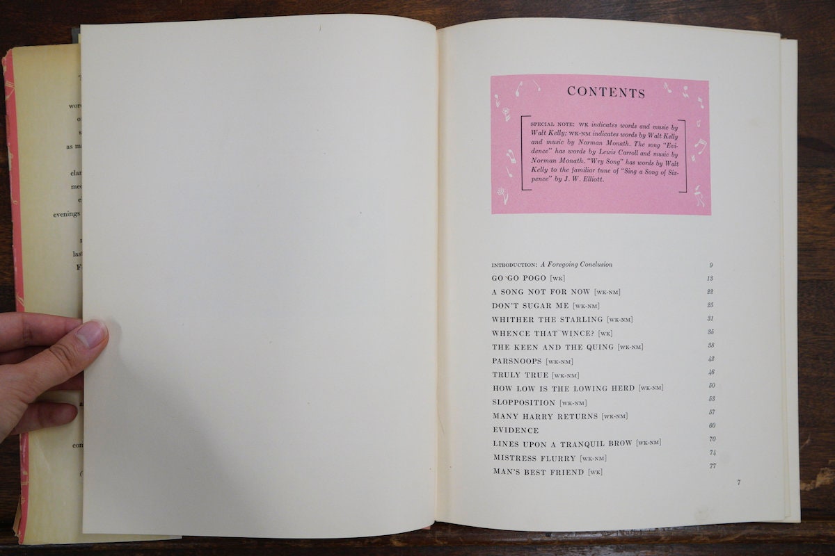 Songs of the Pogo by Walt Kelly and Norman Monath simon & - Etsy