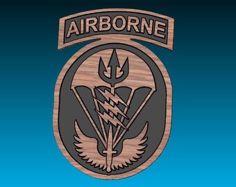 Airborne Special Operations Command Patch Svg File - Etsy