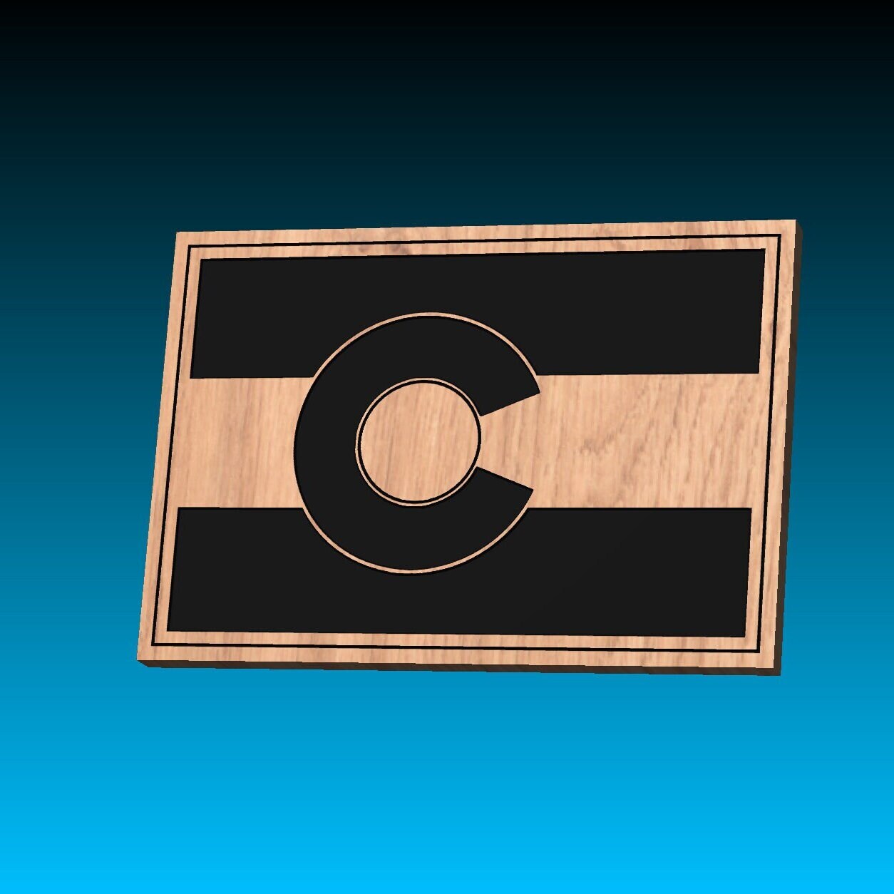 Colorado State Flag SVG File for Woodworking, CNC, Printing and ...