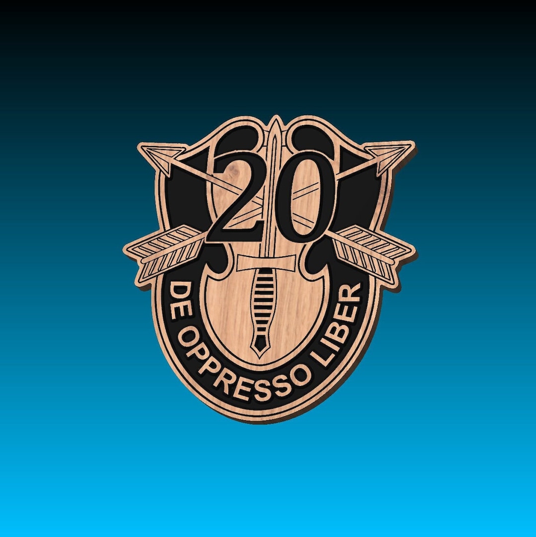 20th Special Forces Group SFG Airborne Crest Patch Logo - Etsy