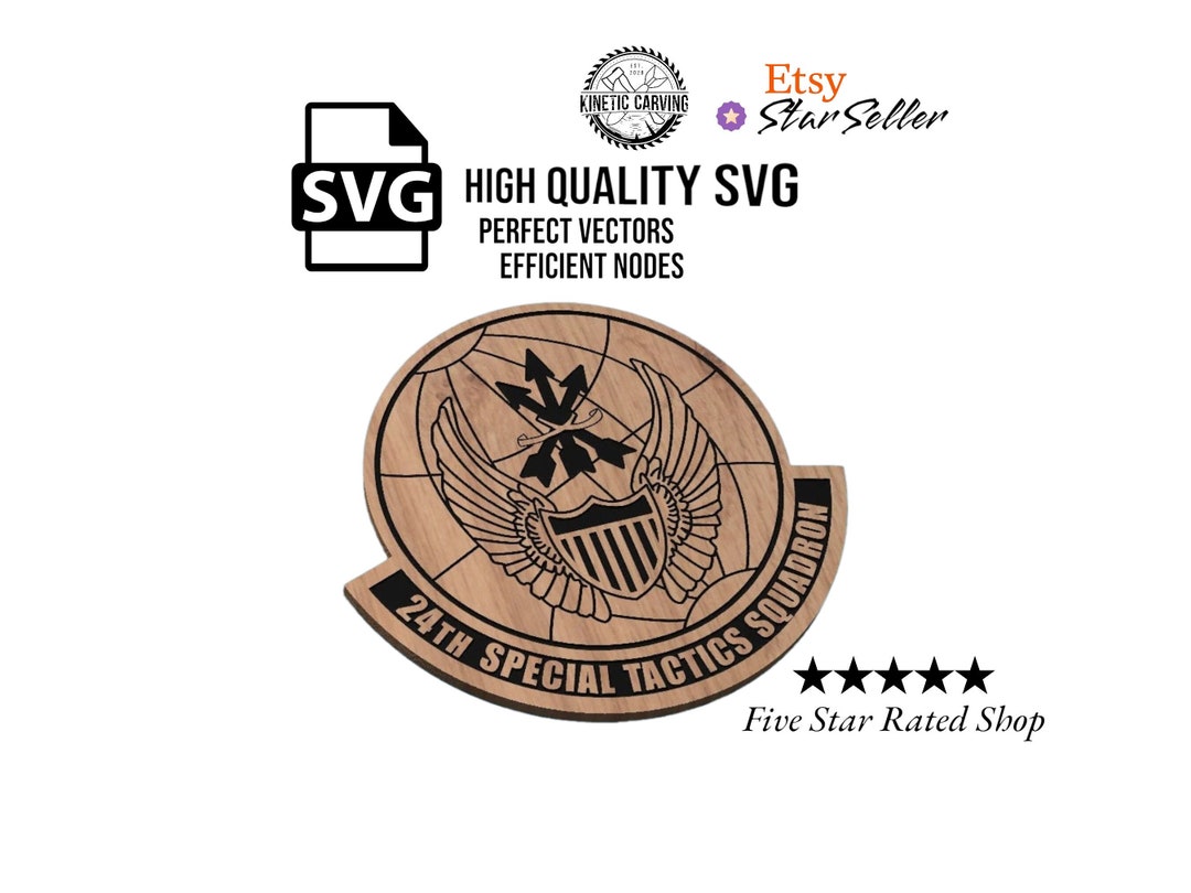24th Special Tactics Squadron STS Patch Military SVG File for ...
