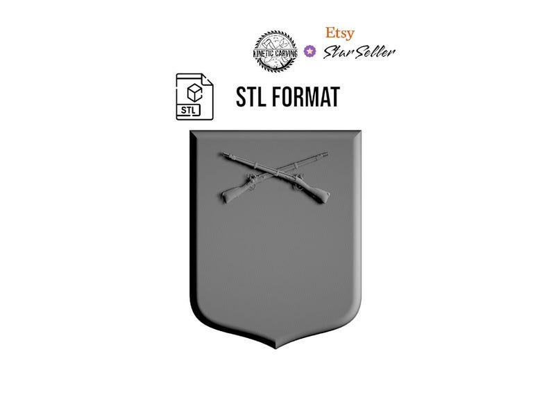 Infantrymans Creed STL & SVG File for CNC Woodworking (digital Download ...