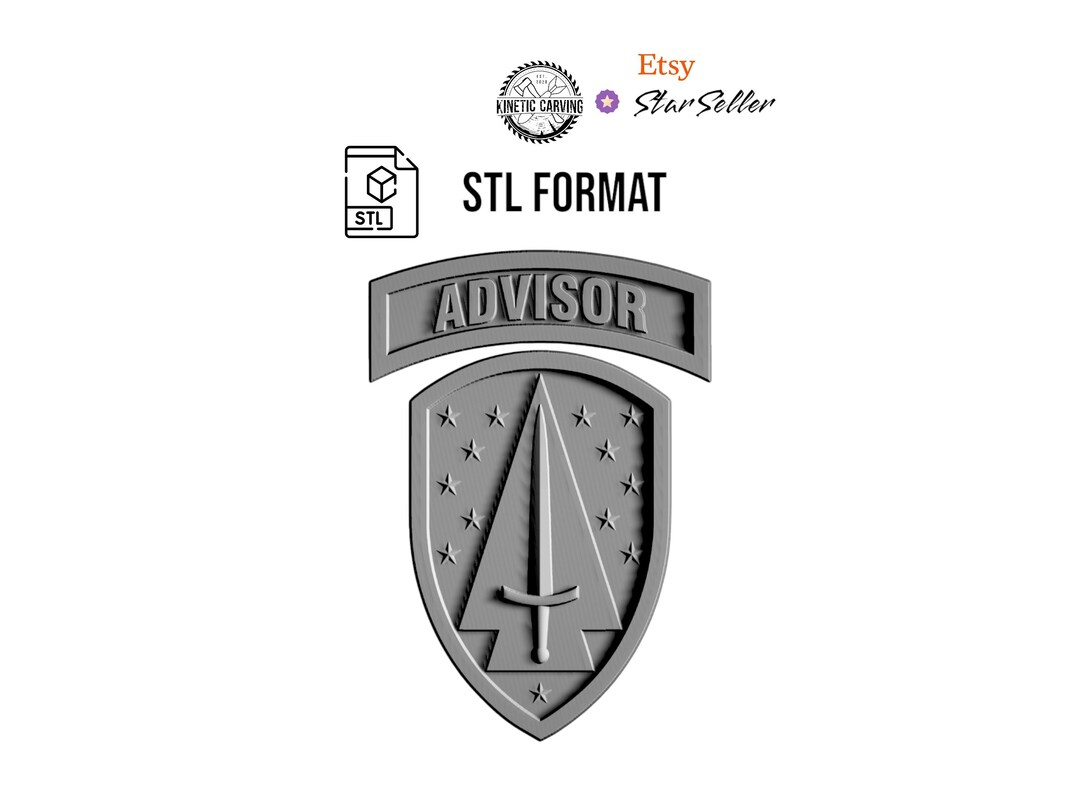 Security Force Assistance Brigade (SFAB) Patch, STL File for ...