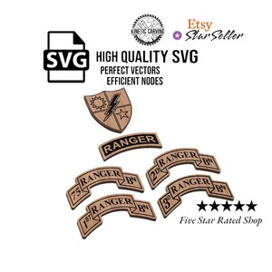 Ranger Regiment Bundle SVG | CNC Laser Cut File, Wood Wall Art ...