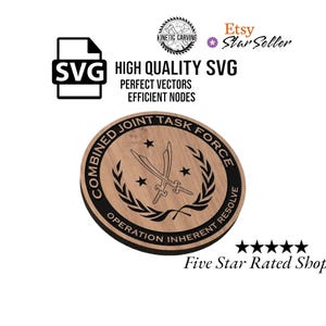 Operation Inherent Resolve (OIR) Military Patch SVG File (digital ...